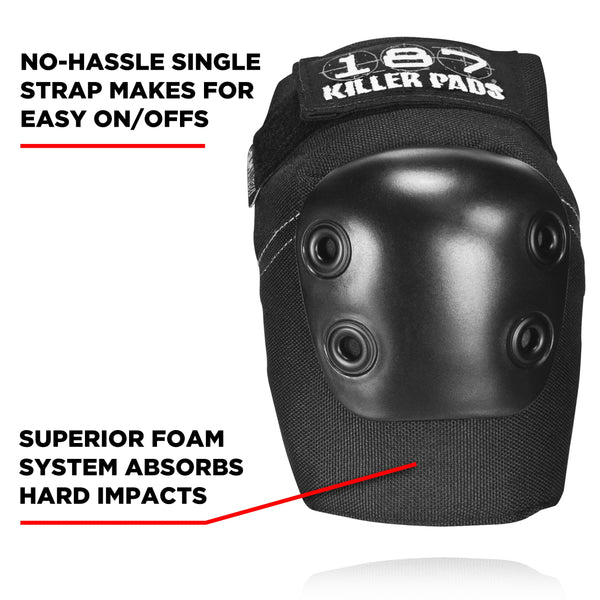 SLIM ELBOW PAD - Black – 187killerpads